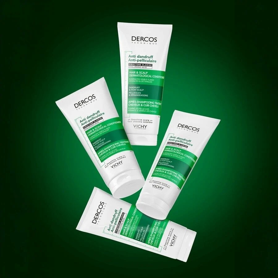 Dercos Anticaspa Cuidado Acondicionador Cabello Y Cuero Cabelludo